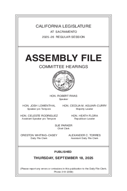 Welcome to the California State Assembly | California State Assembly