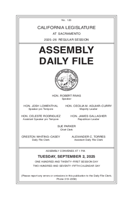 Welcome to the California State Assembly | California State Assembly