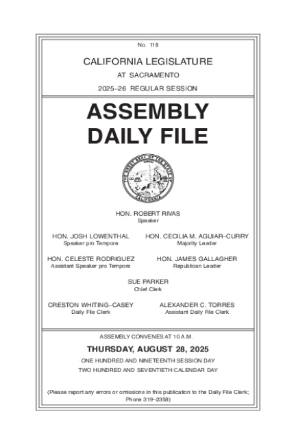 Welcome to the California State Assembly | California State Assembly